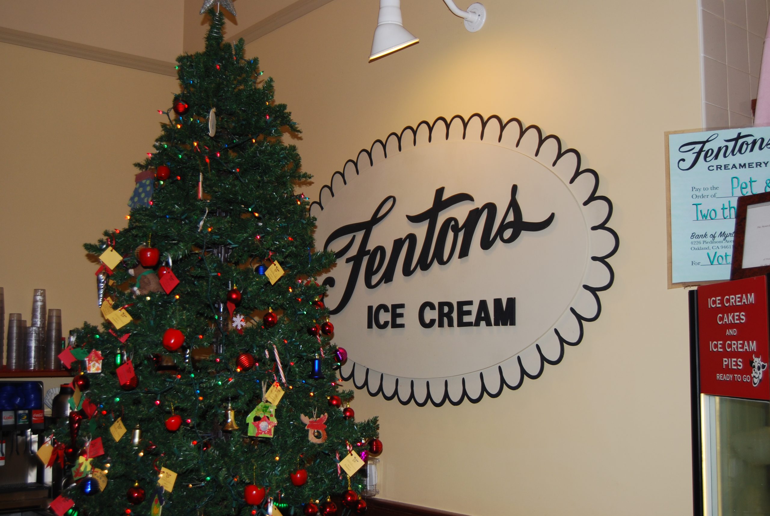 Up and Fentons Ice Cream