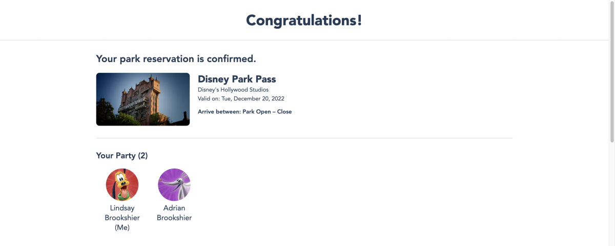 Walt Disney World Reservations: How to Make a Park Pass Reservation