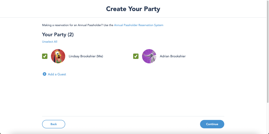 Walt Disney World Reservations: How to Make a Park Pass Reservation