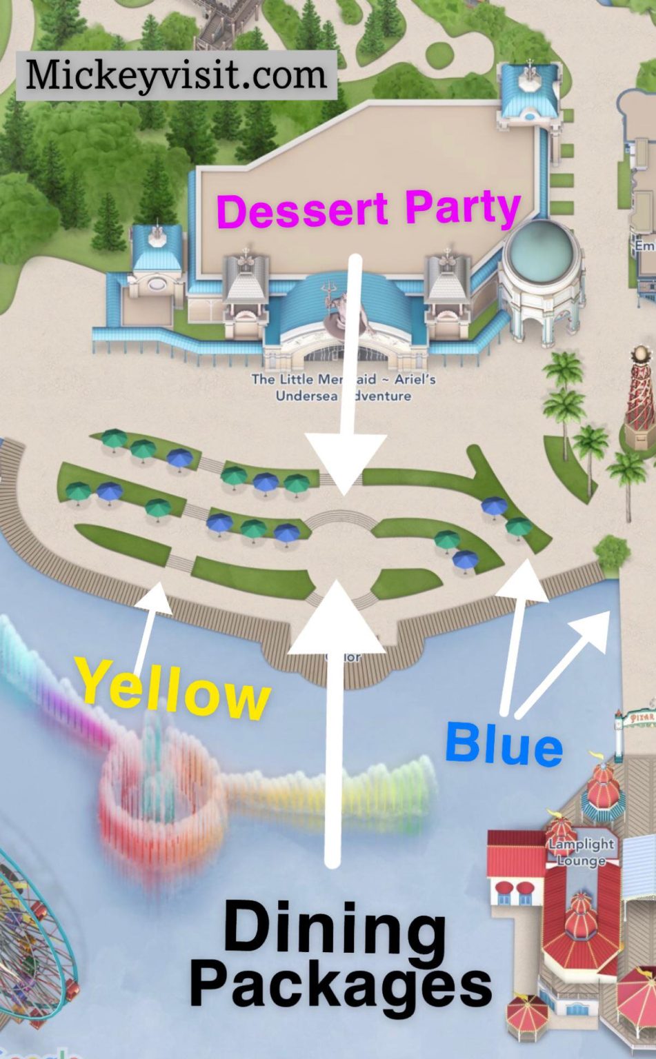 Disneyland World of Color 2025: Virtual Queue, Dining Packages, Times