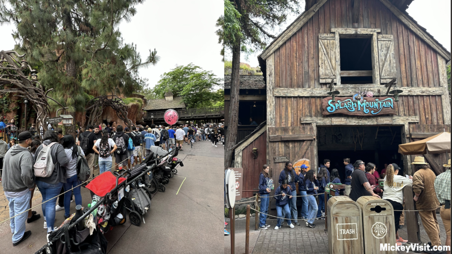 PHOTOS! Disneyland's Splash Mountain Closing Day Draws Crowds