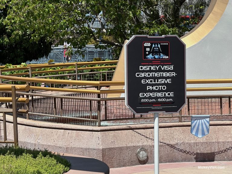 Disney Chase Visa Card Character Spots at Disney World & Disneyland