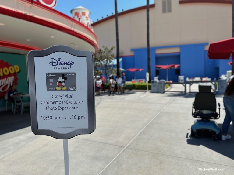 Disney Chase Visa Card Character Spots at Disney World & Disneyland