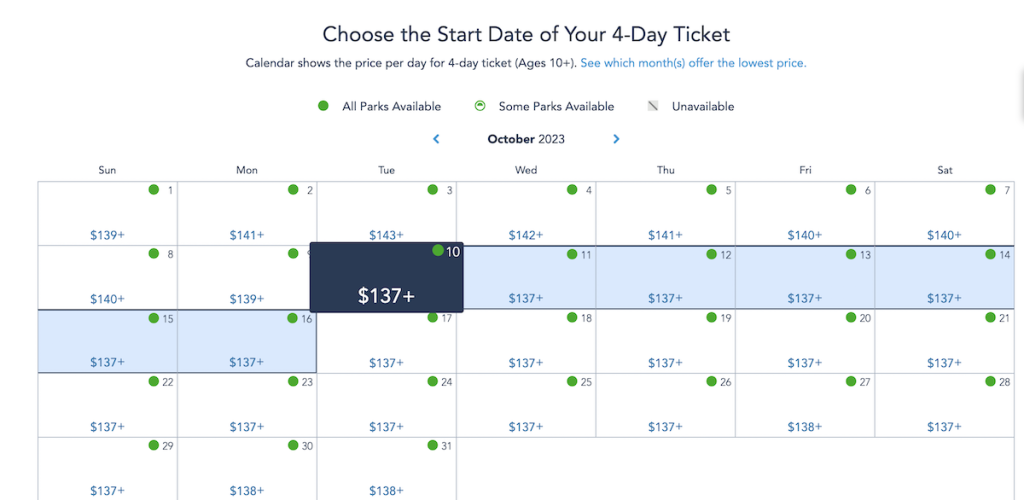 Disney World Ticket Prices 2024