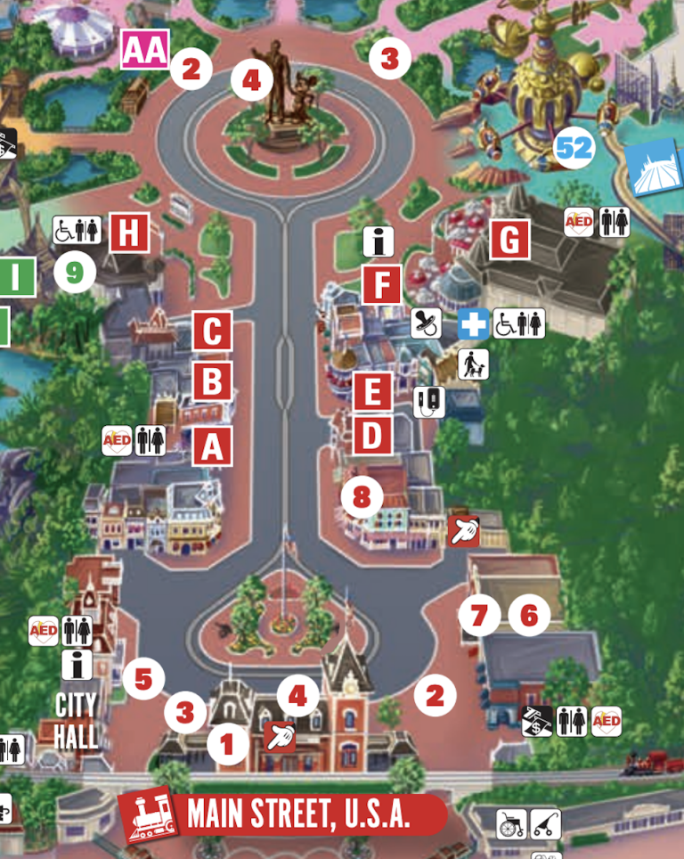 2026 Disneyland Park Map California (Printable PDF)