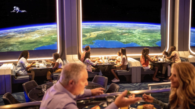 Inside EPCOT's Space 220 Restaurant - You Could Easily Miss This Space ...