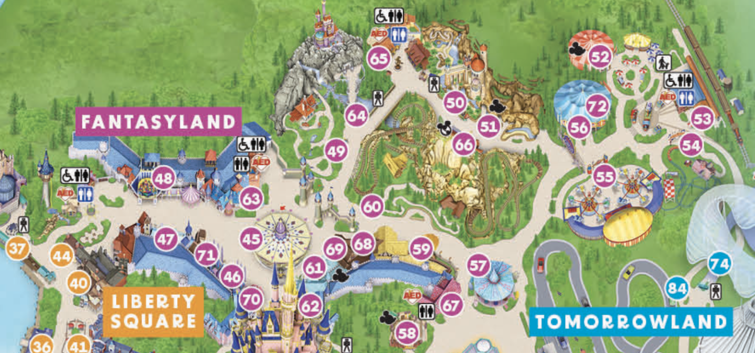 2026 Magic Kingdom Map of Disney World (Printable PDF)