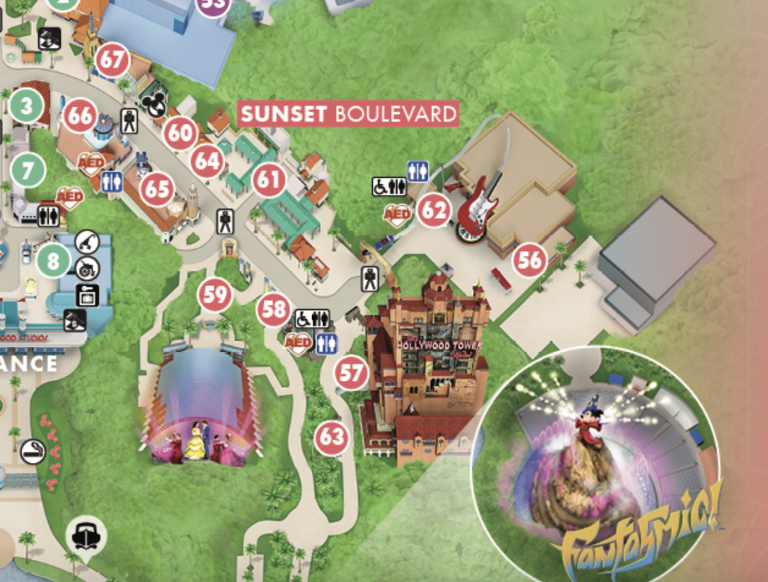 2026 Disney's Hollywood Studios Map (Printable PDF)