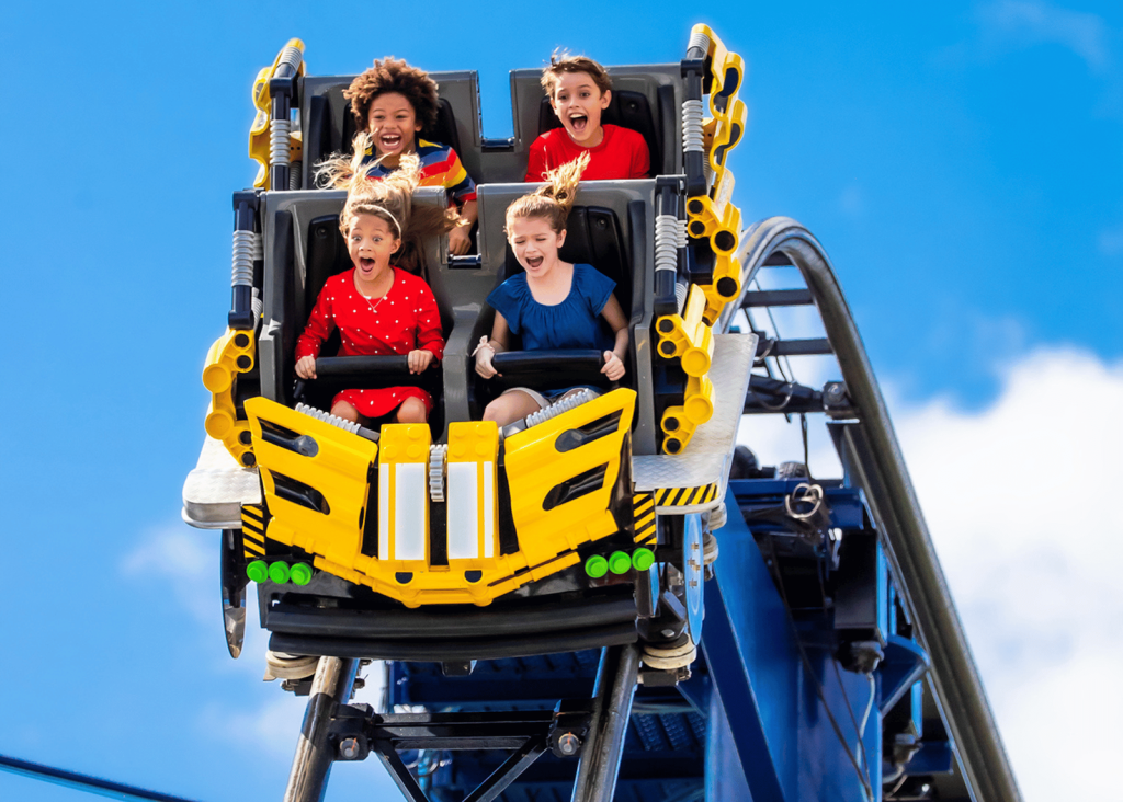 Legoland California Building Indoor Space Mountain-Style Coaster