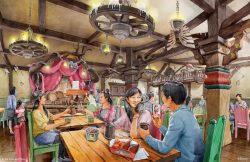 Inside Disney's New Tangled-Themed Snuggly Duckling Restaurant - Mickey ...