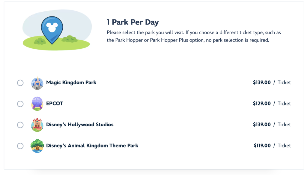 Disney World Raises Prices on 1-Day Tickets, Multi-Day Tickets, Park ...