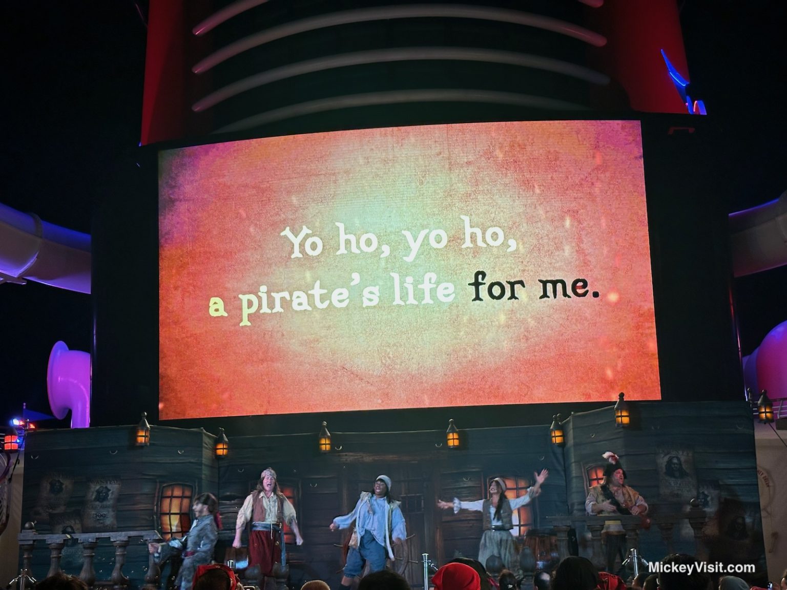 Disney Cruise Pirate Night- Fireworks on Disney Cruise Line Ships