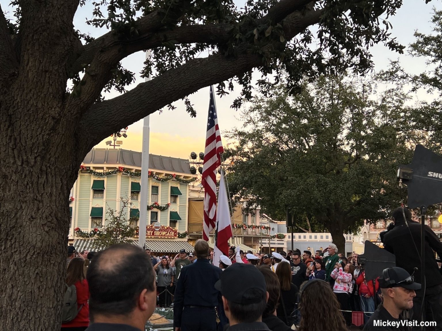 Disneyland Honors Veterans With Daily Flag Retreat Ceremony