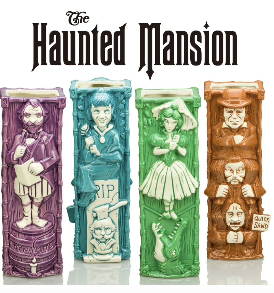 Check Out These Super Cool NEW Haunted Mansion Tiki Mugs!