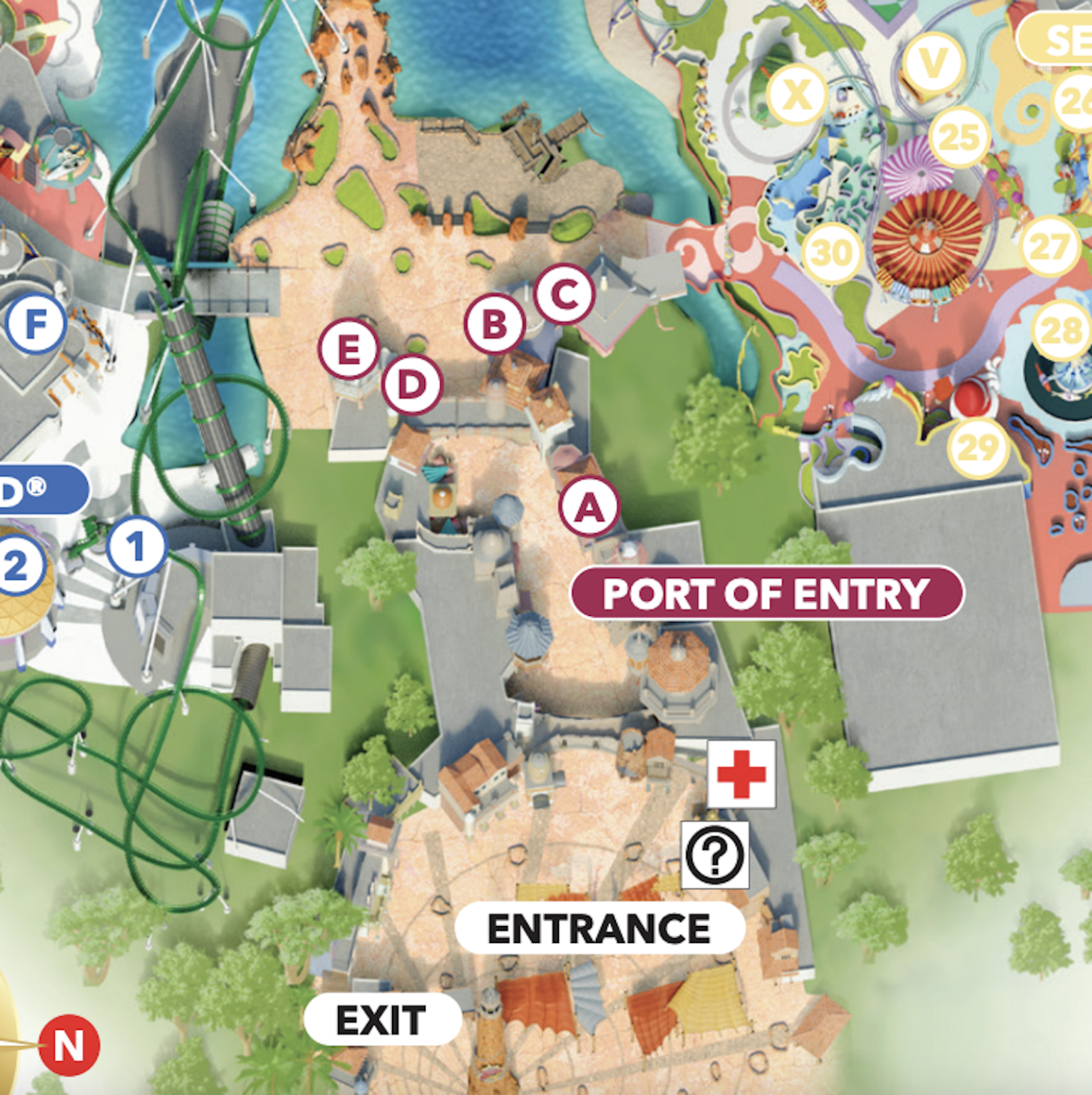 2025 Universal Islands of Adventure Map (Printable PDF)– Plus, Each ...