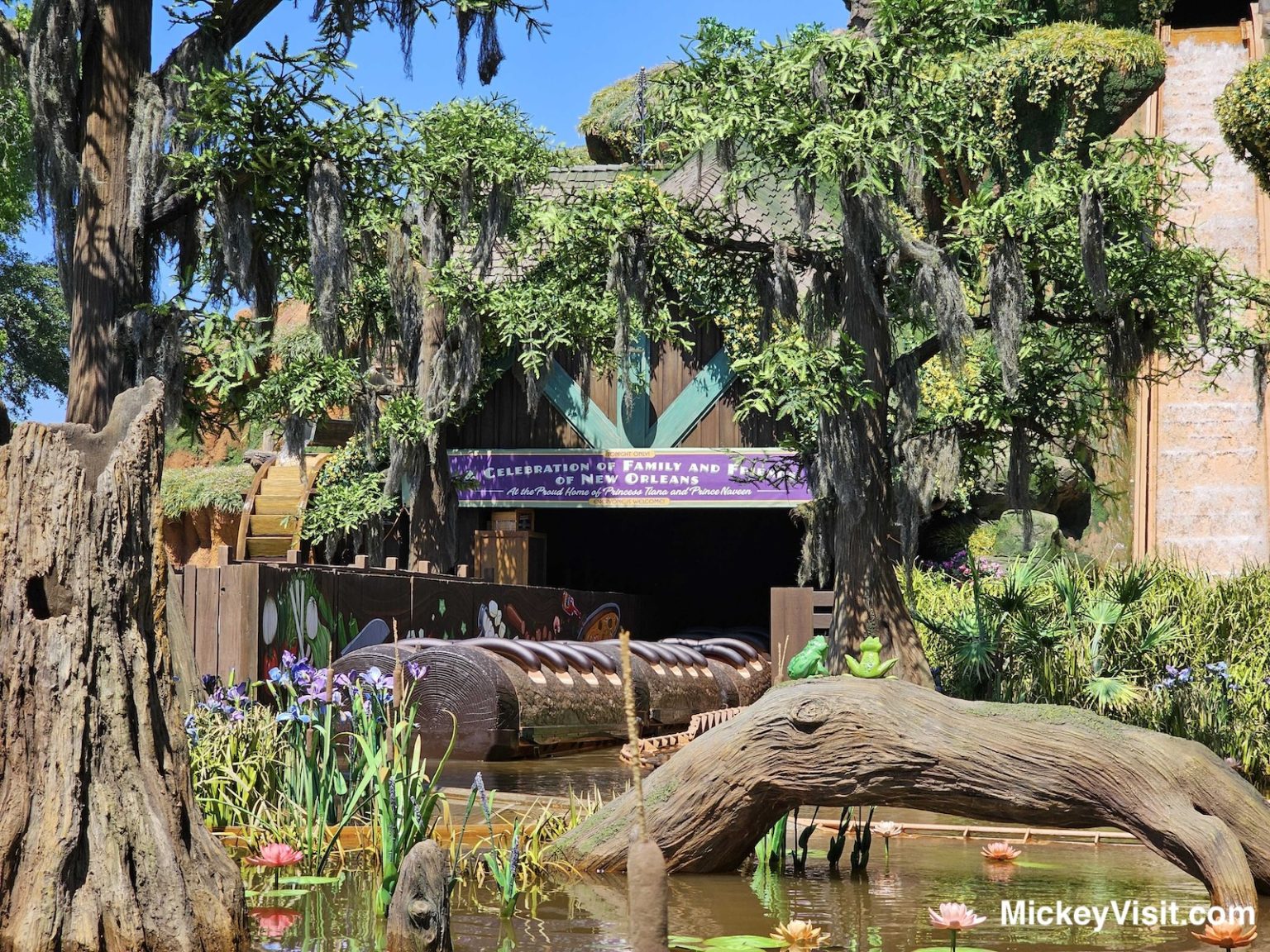 Disney's New Princess and the Frog Ride Exterior Revealed as All Walls ...