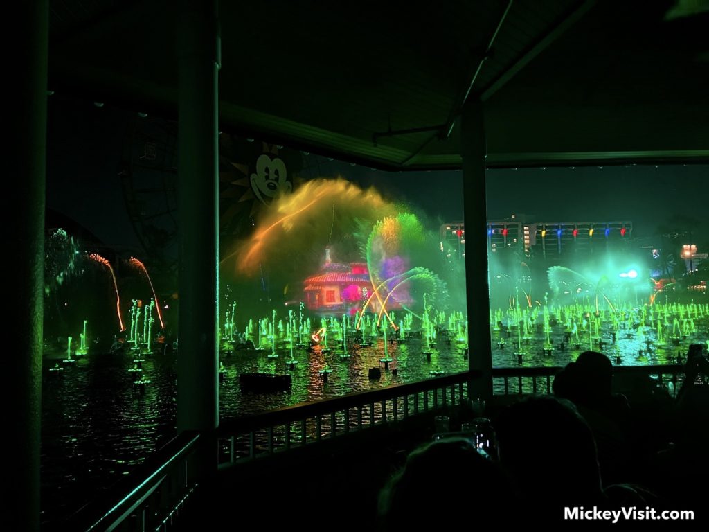 Totally Unique World of Color View From Lamplight Lounge Dinner
