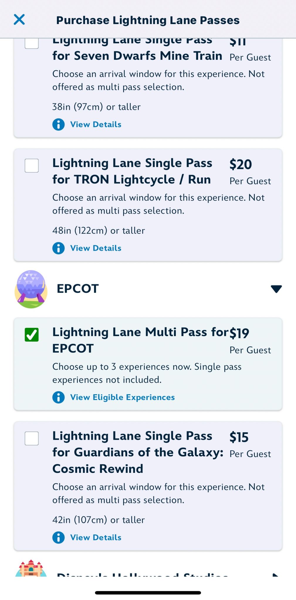 Lightning Lane Multi Pass Debuts at Disney World With Limited Day of ...