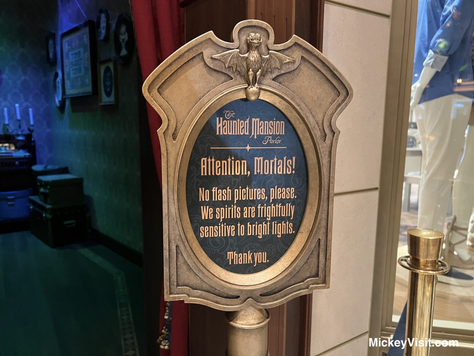 We Got the First Look at the NEW Haunted Mansion Bar! - Mickey Visit ...