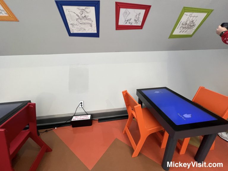 Inside Refurbished EPCOT Disney Vacation Club Lounge