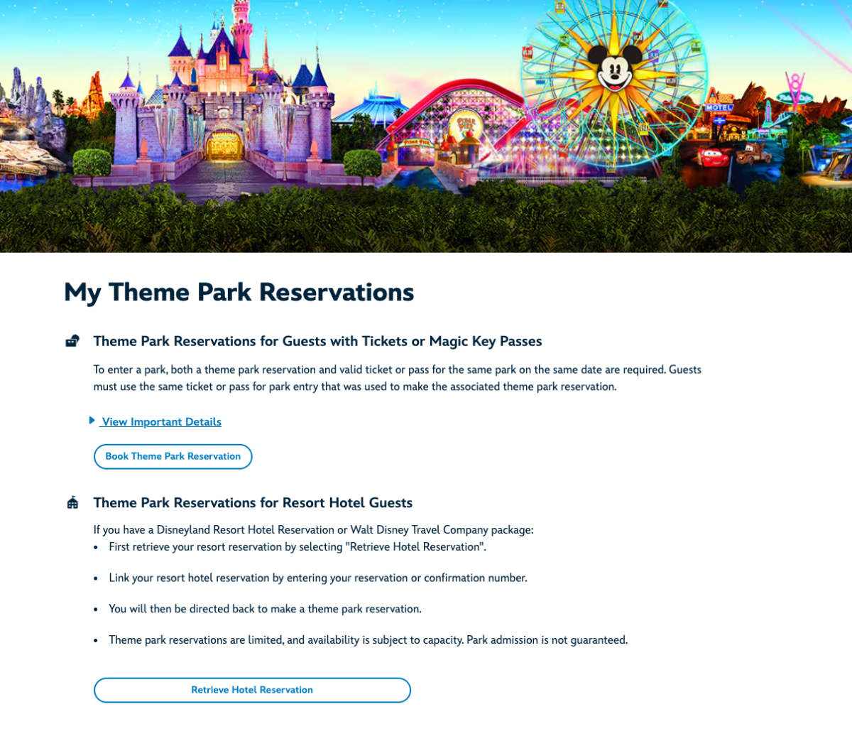 Disneyland Reservations 2025- How to Get a Reservation for Disneyland