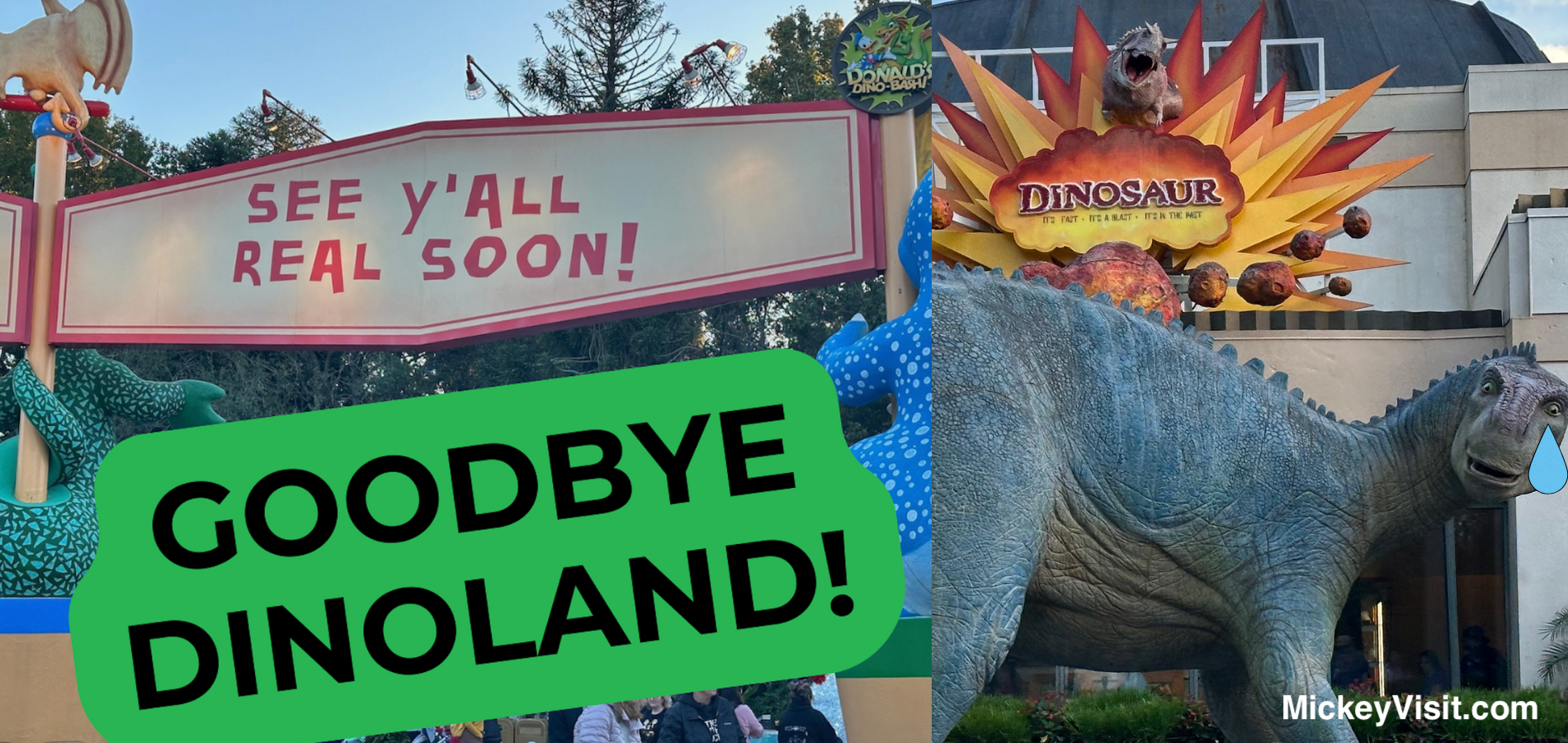 Goodbye DinoLand! Closing Timeline Revealed for Nostalgic Animal ...