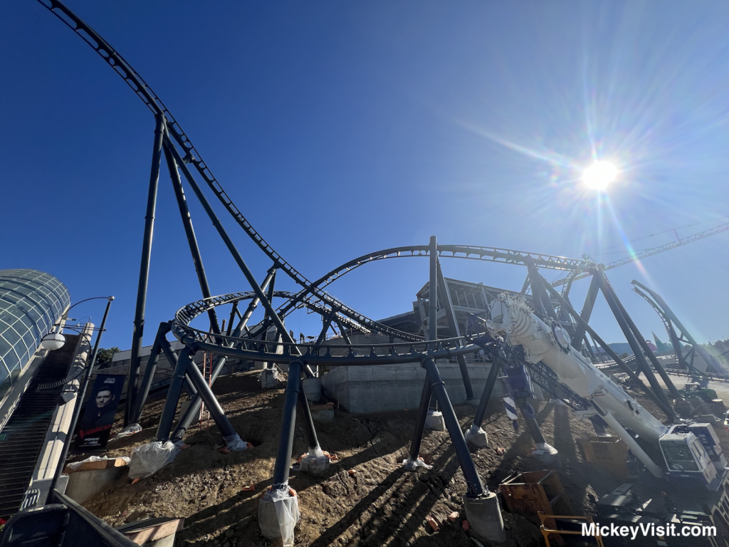 Construction Update! NEW Universal Studios Hollywood Roller Coaster ...