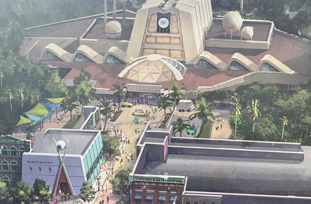 Goodbye Muppets! Themed Monsters, Inc. Construction Walls Go Up ...