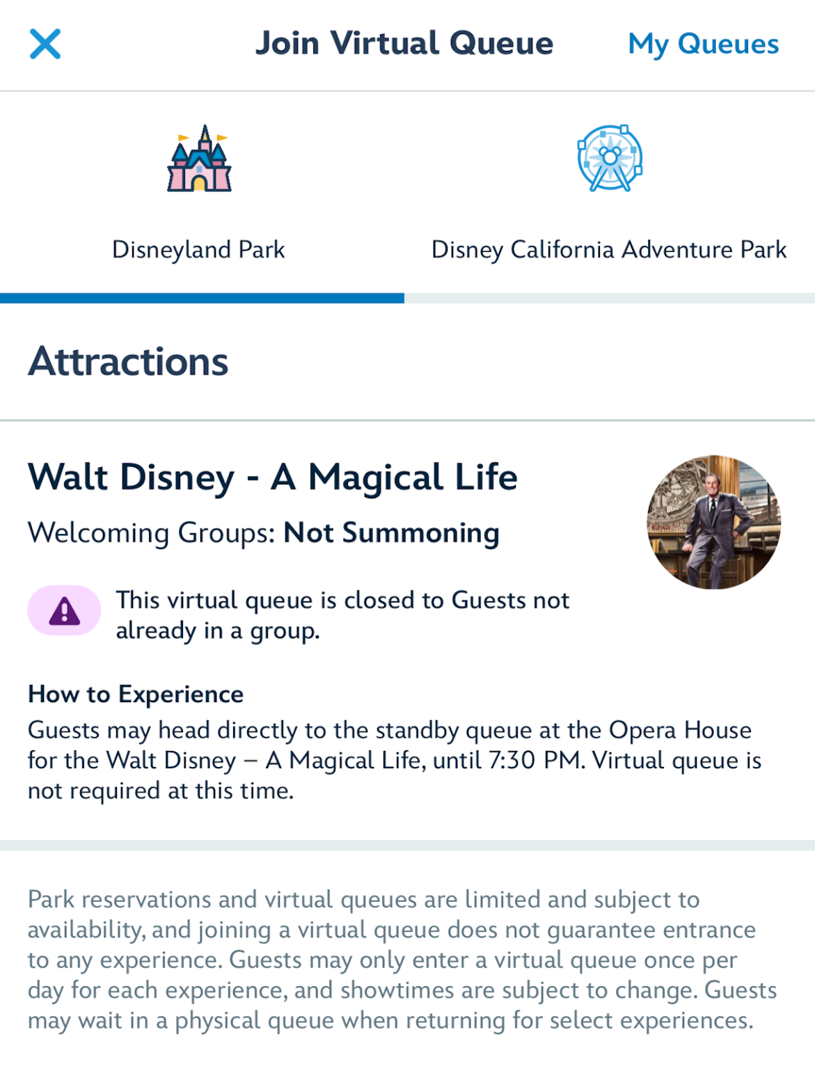 New Disneyland Attraction Drops Virtual Queue Requirement - Mickey ...