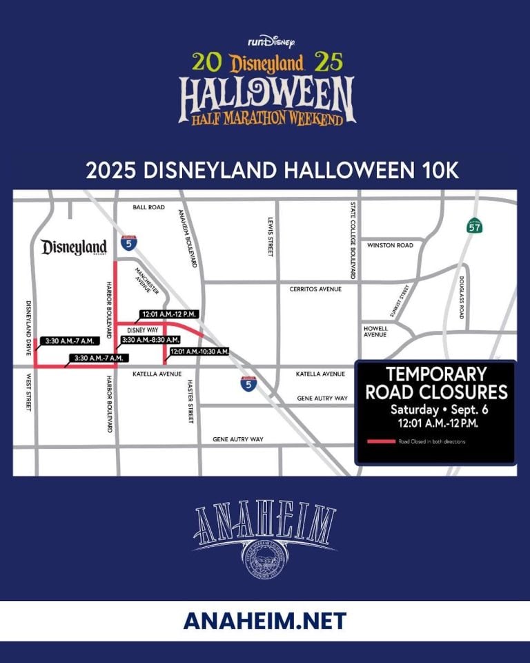 Disneyland Shuttles & Rope Drop Impacts From Street Closures This ...
