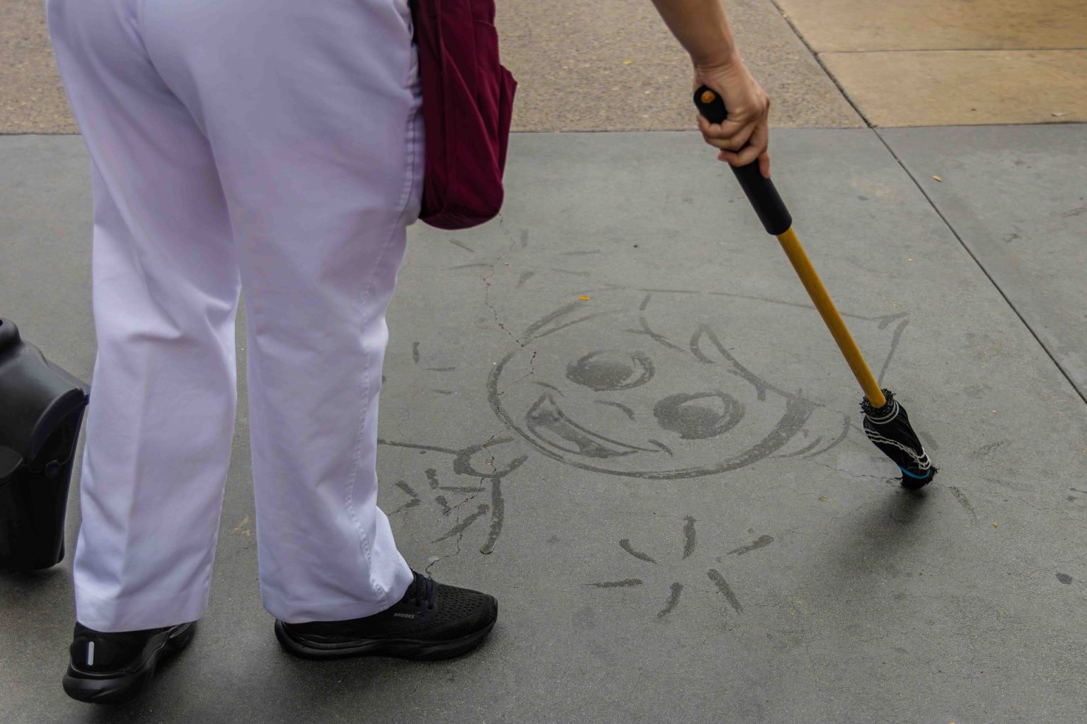 Disney Cast Members Reveal Secrets of Broom Water Painting and How They ...