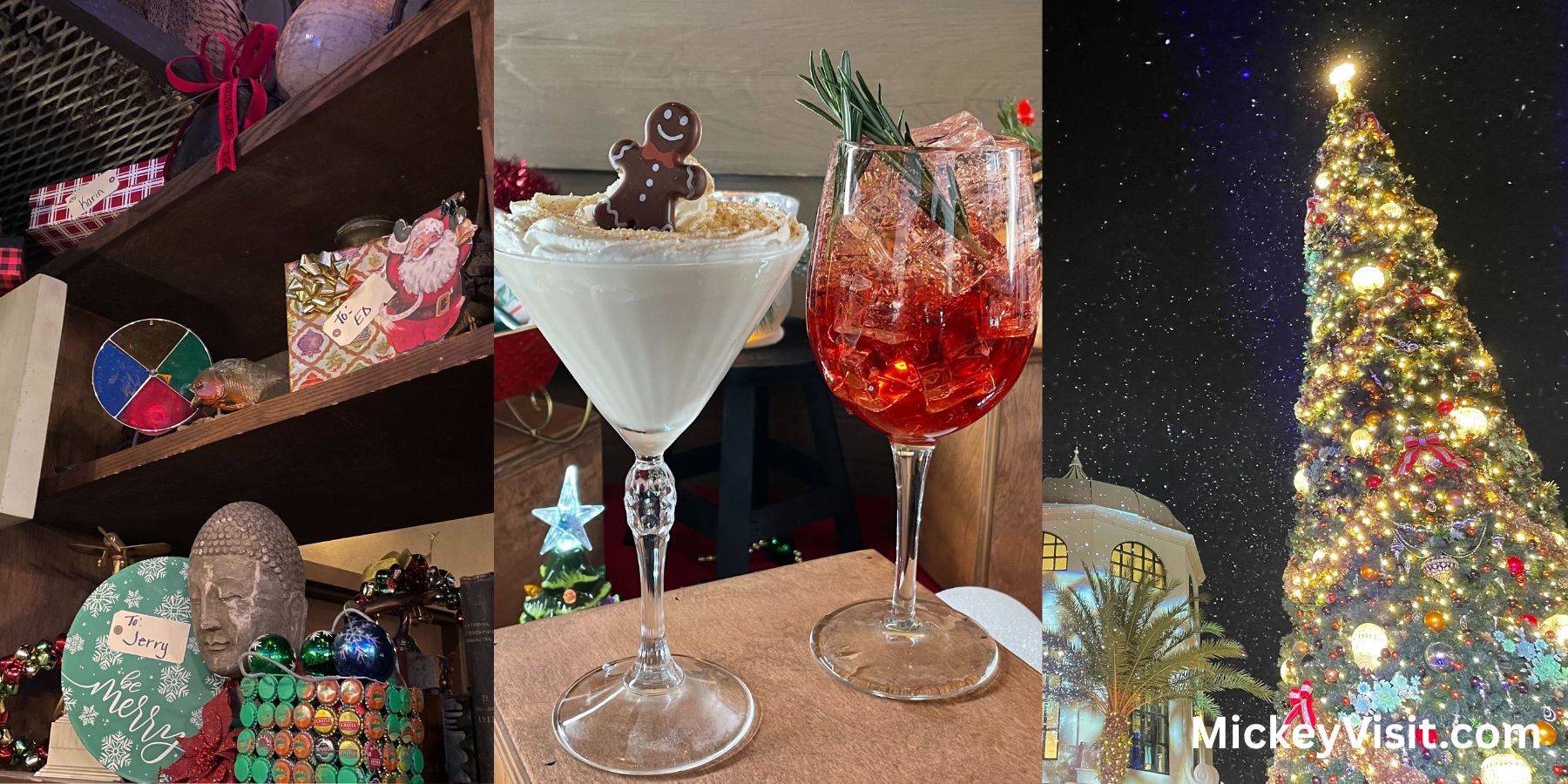 Popular Disney Themed Bar Adds Holiday Menu and Decorations - Mickey ...