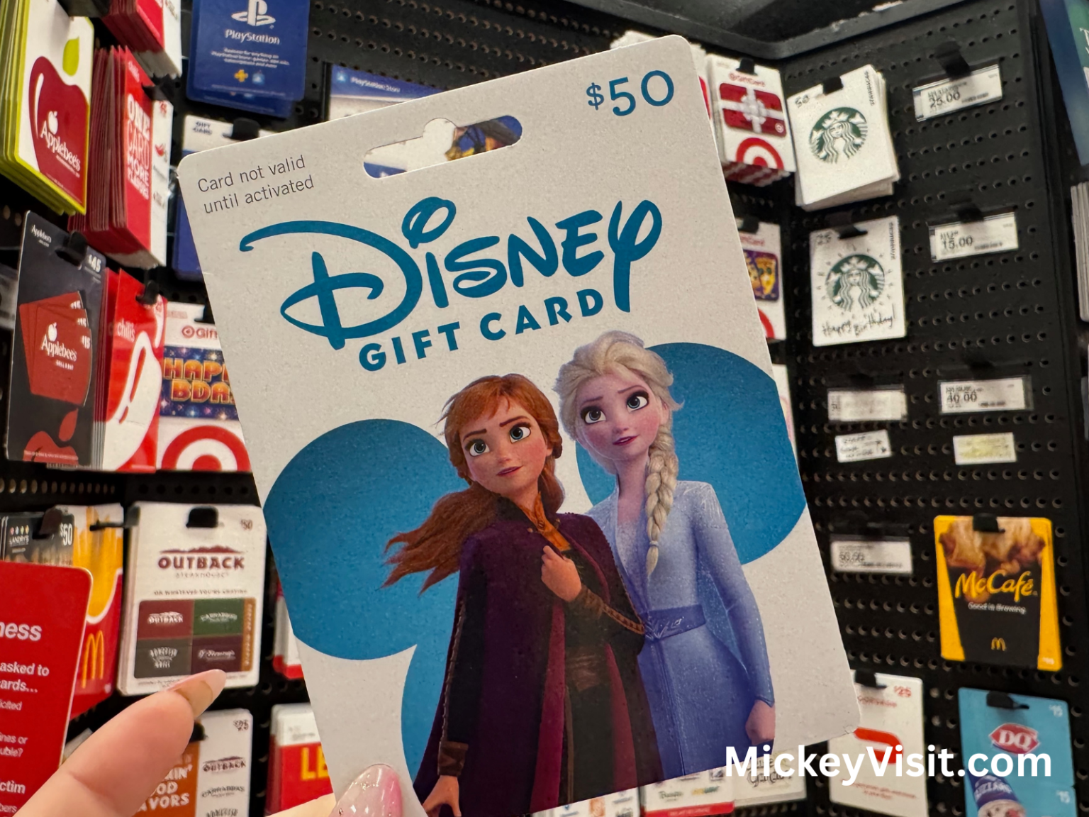 New Disney Gift Card Discount For 10% Off Available Today Only